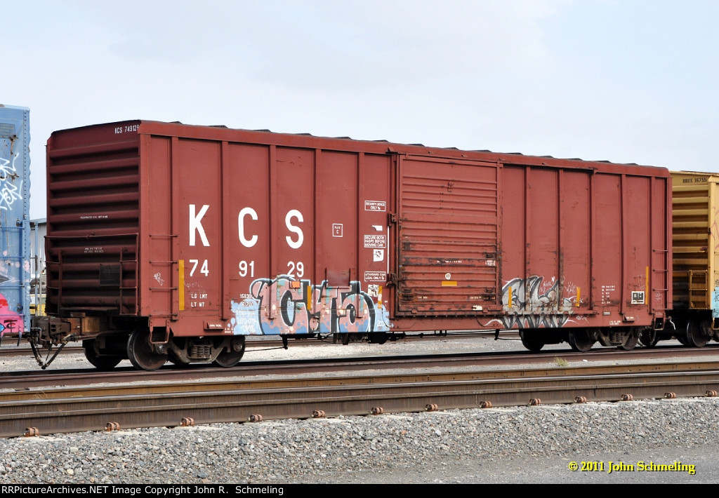 KCS 749129 at West Colton Ca. 11/30/2011